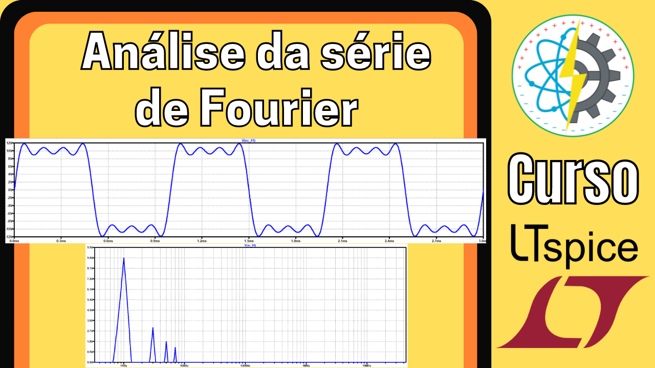 Análise da série de Fourier no LTspice | Aula 17 – Ciência Elétrica
